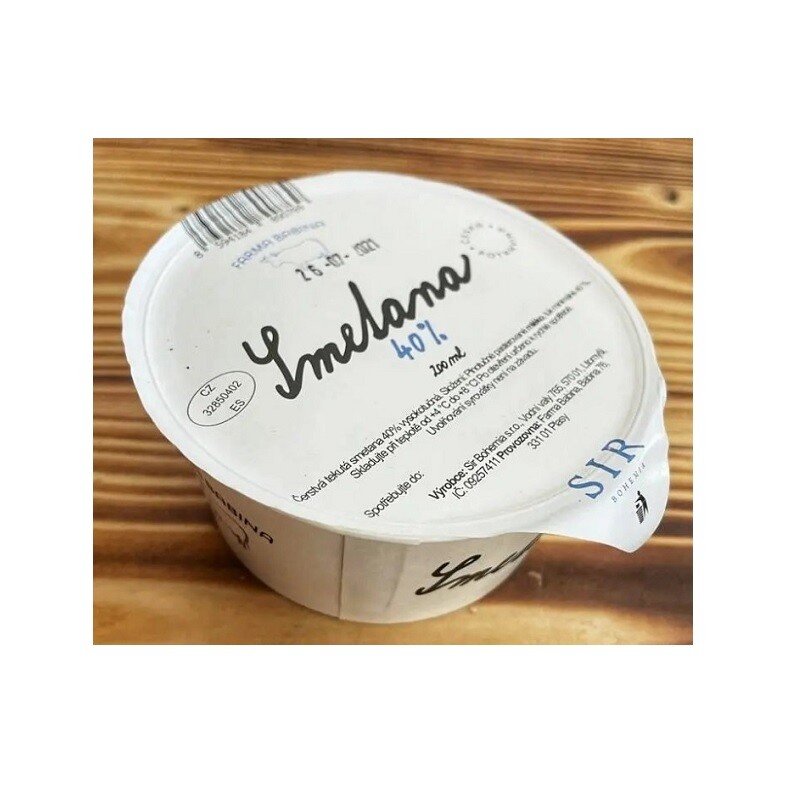 Smetana 40% 200 ml | Sklizeno